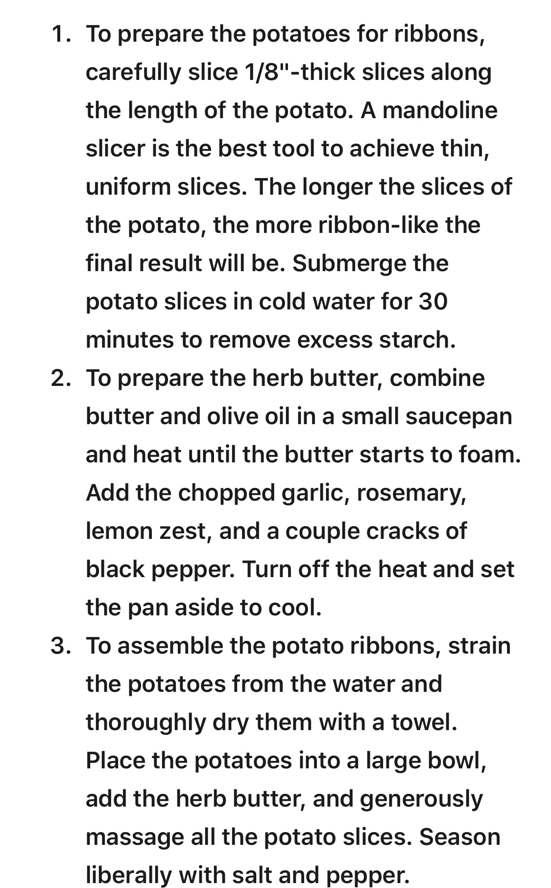 Potato ribbons | What's for dinner tonight?